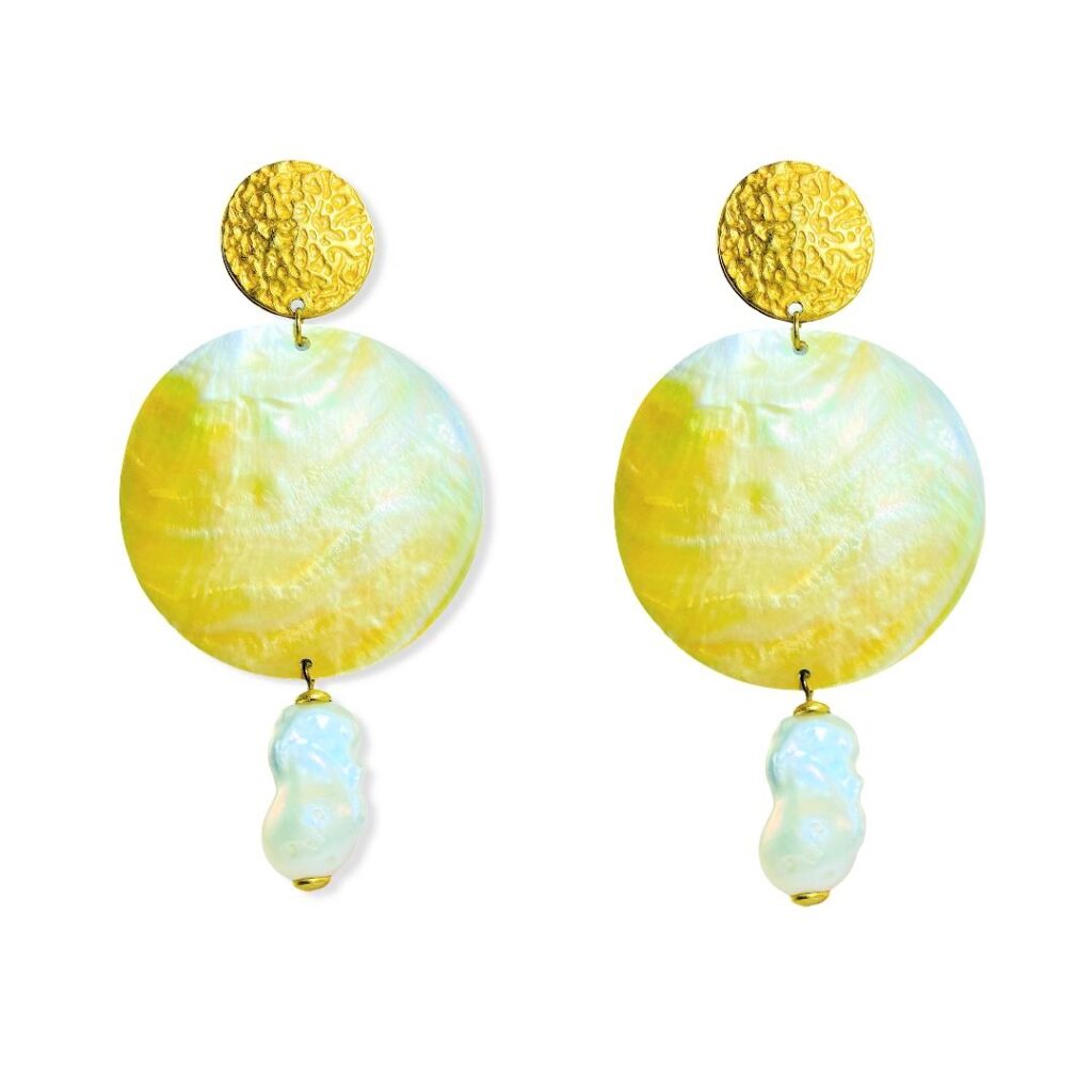 Mother of Pearl Orecchini Madreperla & Perle Barocche - Marika De Cesare